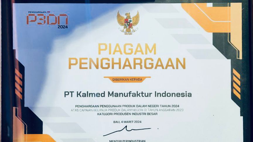 PT KALMED Manufaktur Indonesia Sabet Penghargaan di Kategori Industri ...